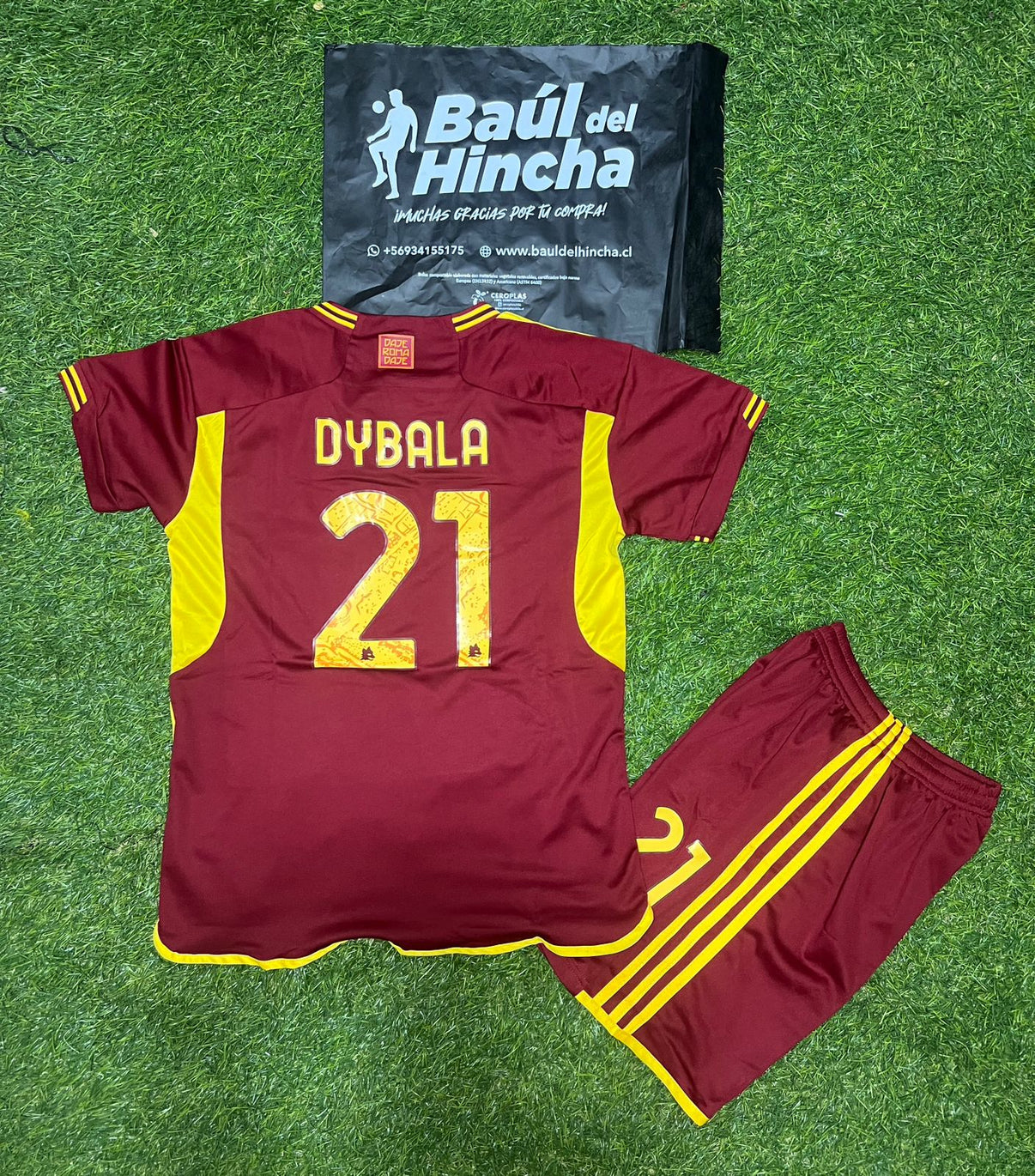 Kit Roma Dybala 2023-2024 Versión Infantil Niño – Bauldelhincha